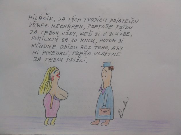 Manželka – kreslený vtip - Humor - Blog - Pravda