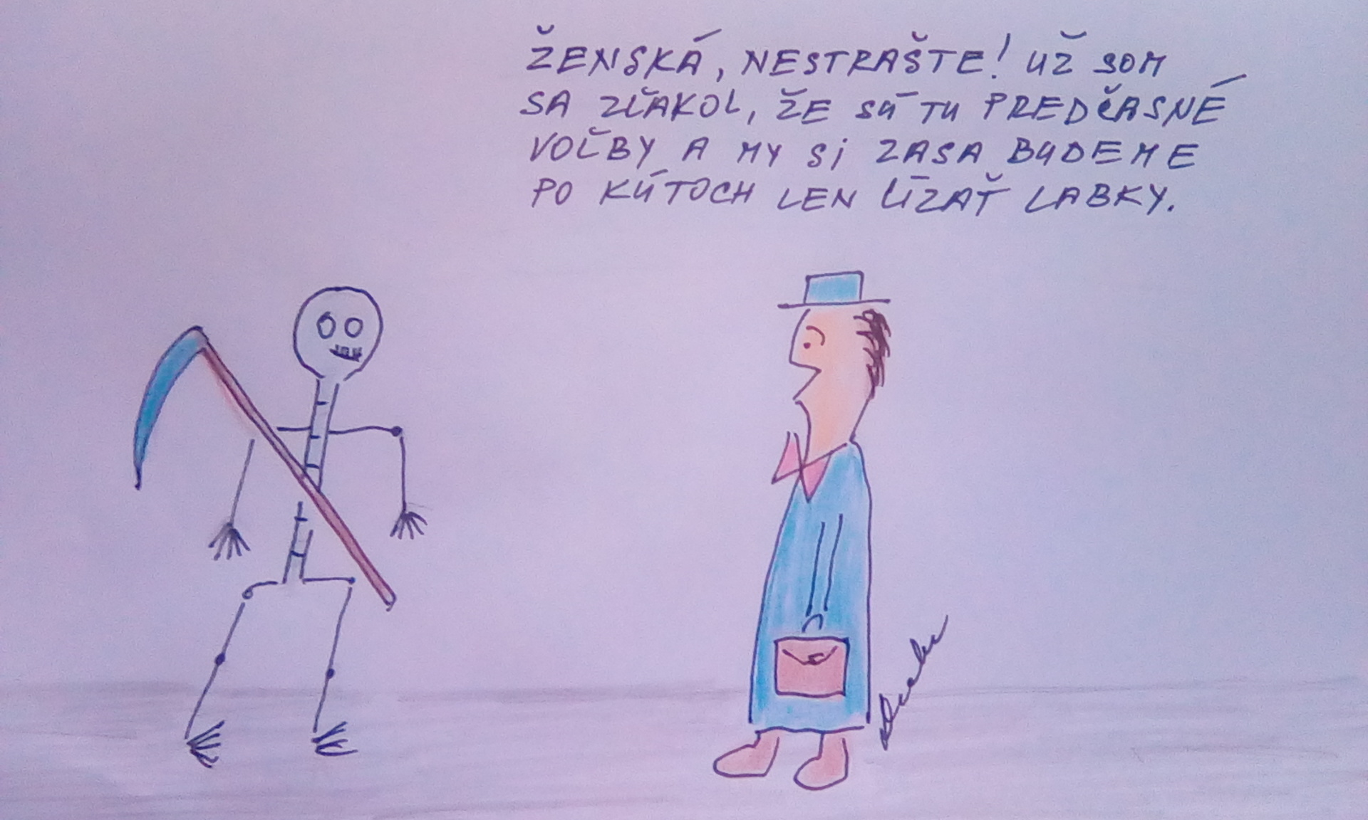 Predčasné voľby – kreslený vtip - Humor - Blog.Pravda.sk